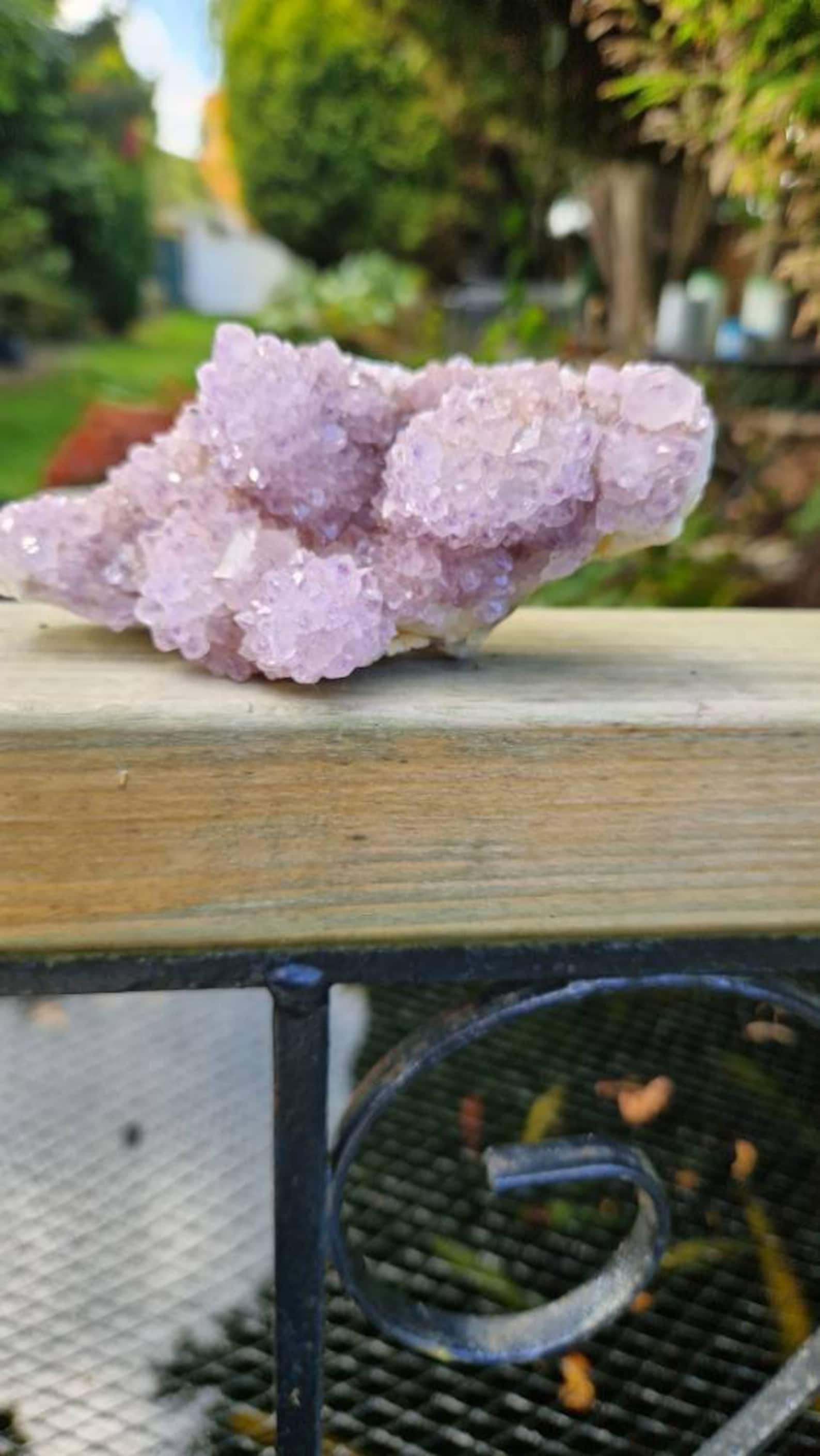 Lilac Spirit Quartz Cluster: South African Cactus Quartz - Etsy