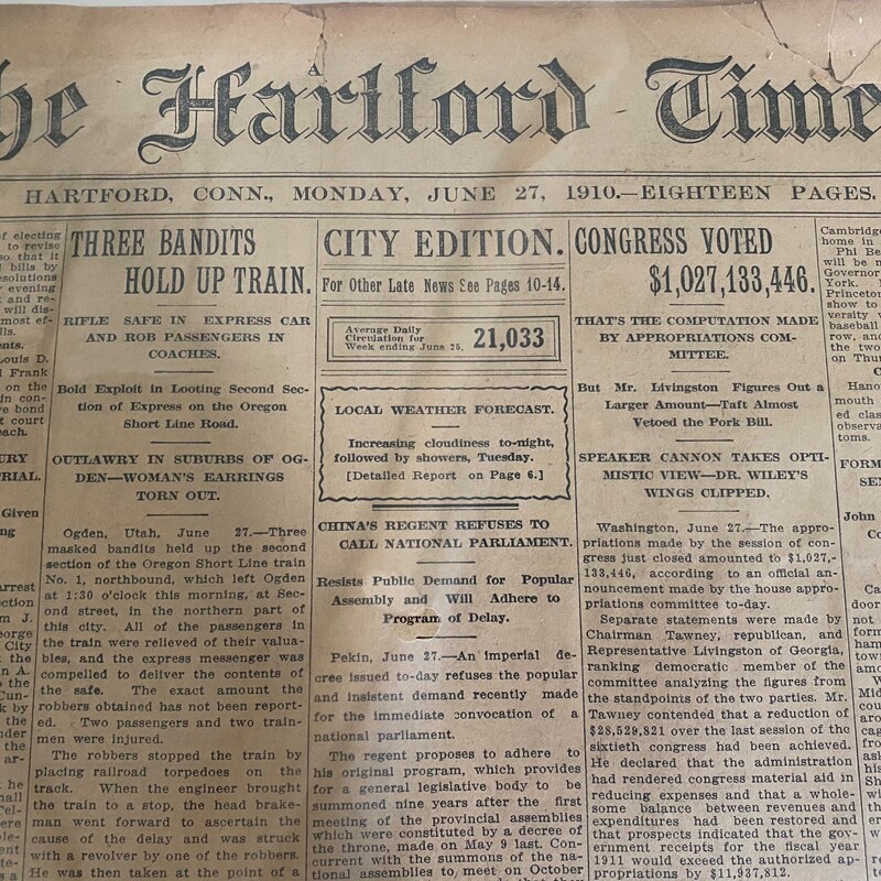 Antique Newspaper - Etsy