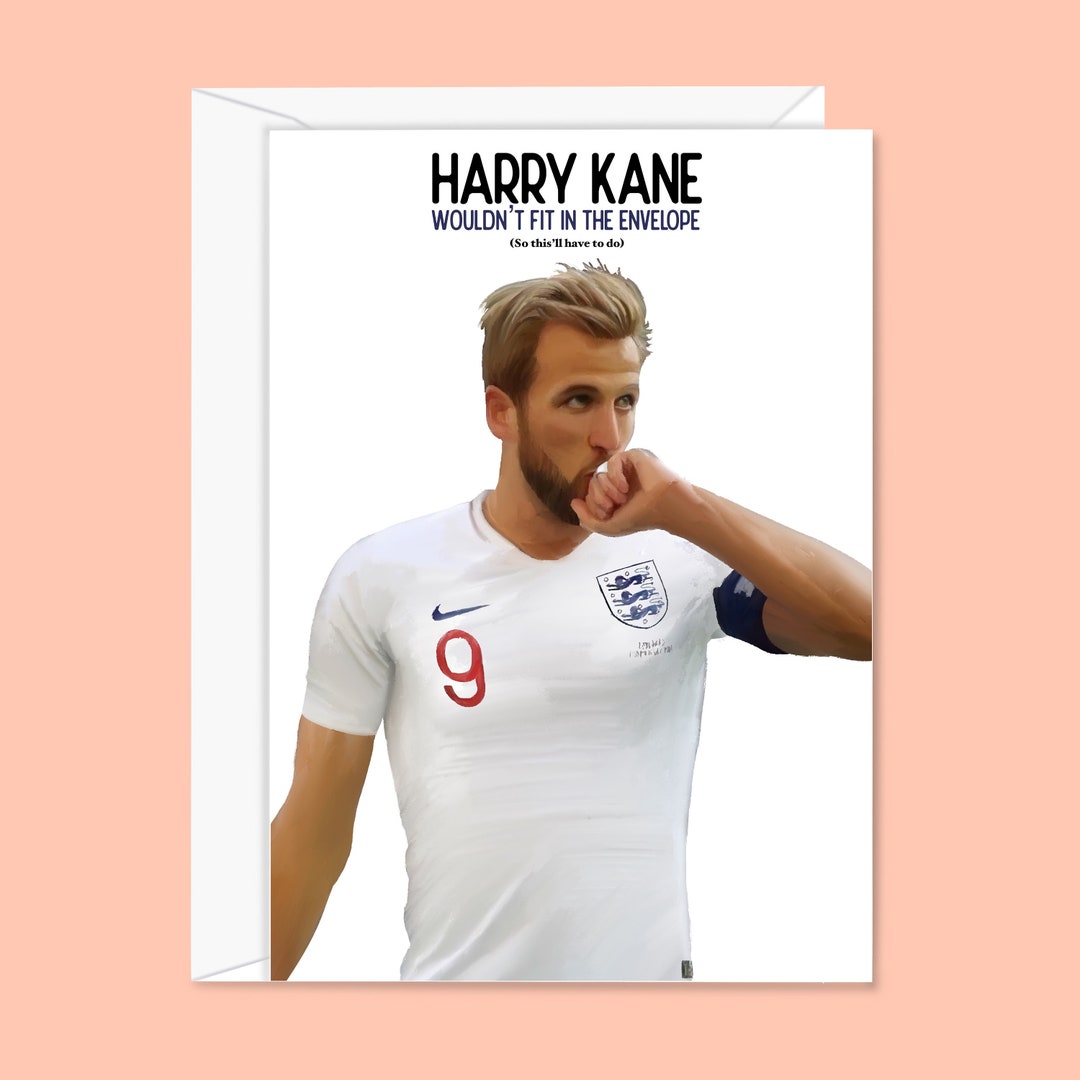 Harry Kane Birthday Card / Football - Etsy