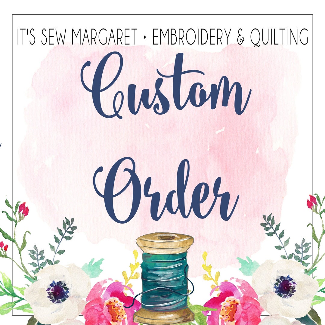 Custom Machine Embroidery Quilt Label Request - Etsy