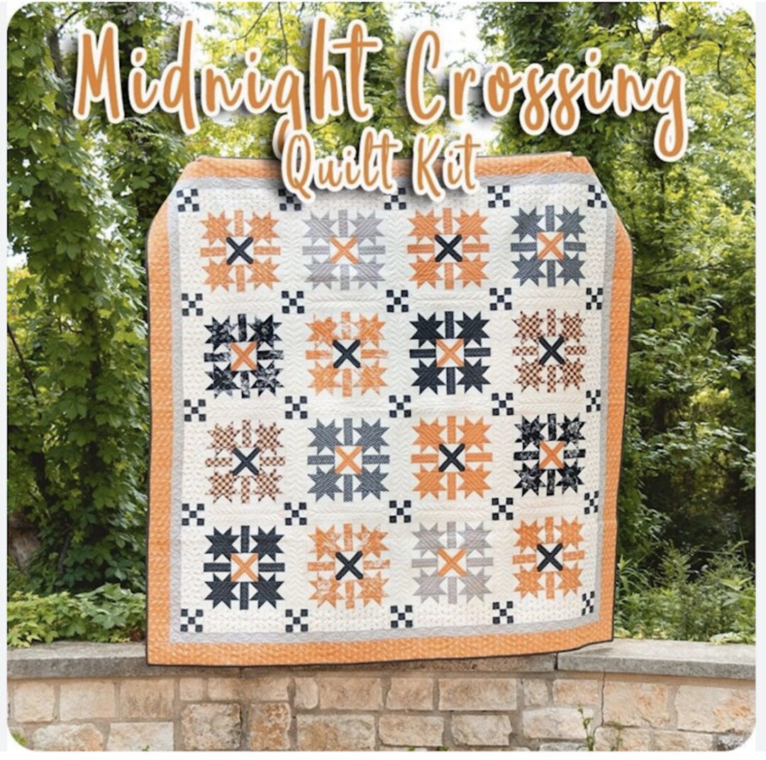 Midnight Crossing Quilt Kit by Fig Tree Quilting From Moda - Etsy