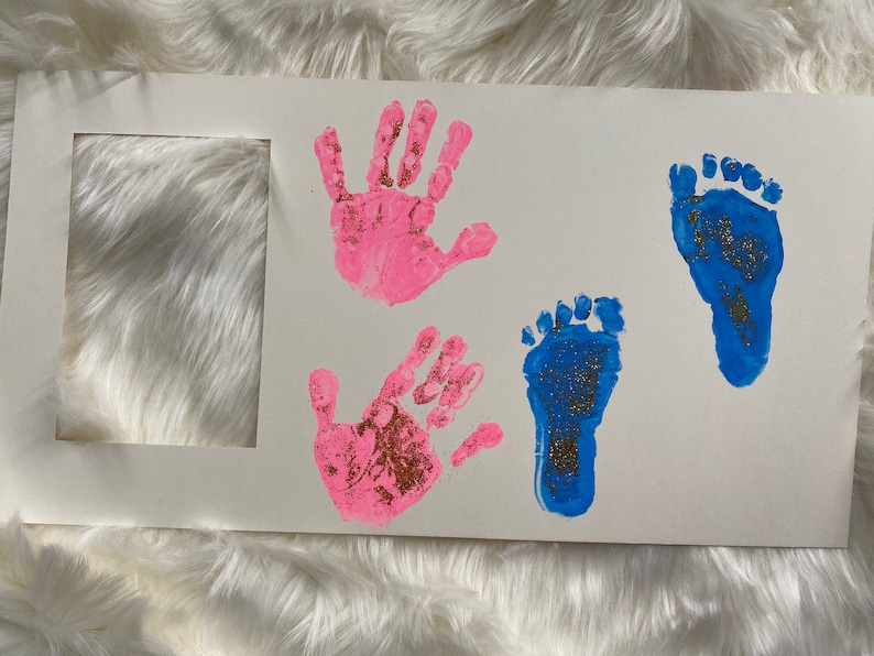 Personalized Family Handprint Kit Paint Craft DIY Baby | Etsy