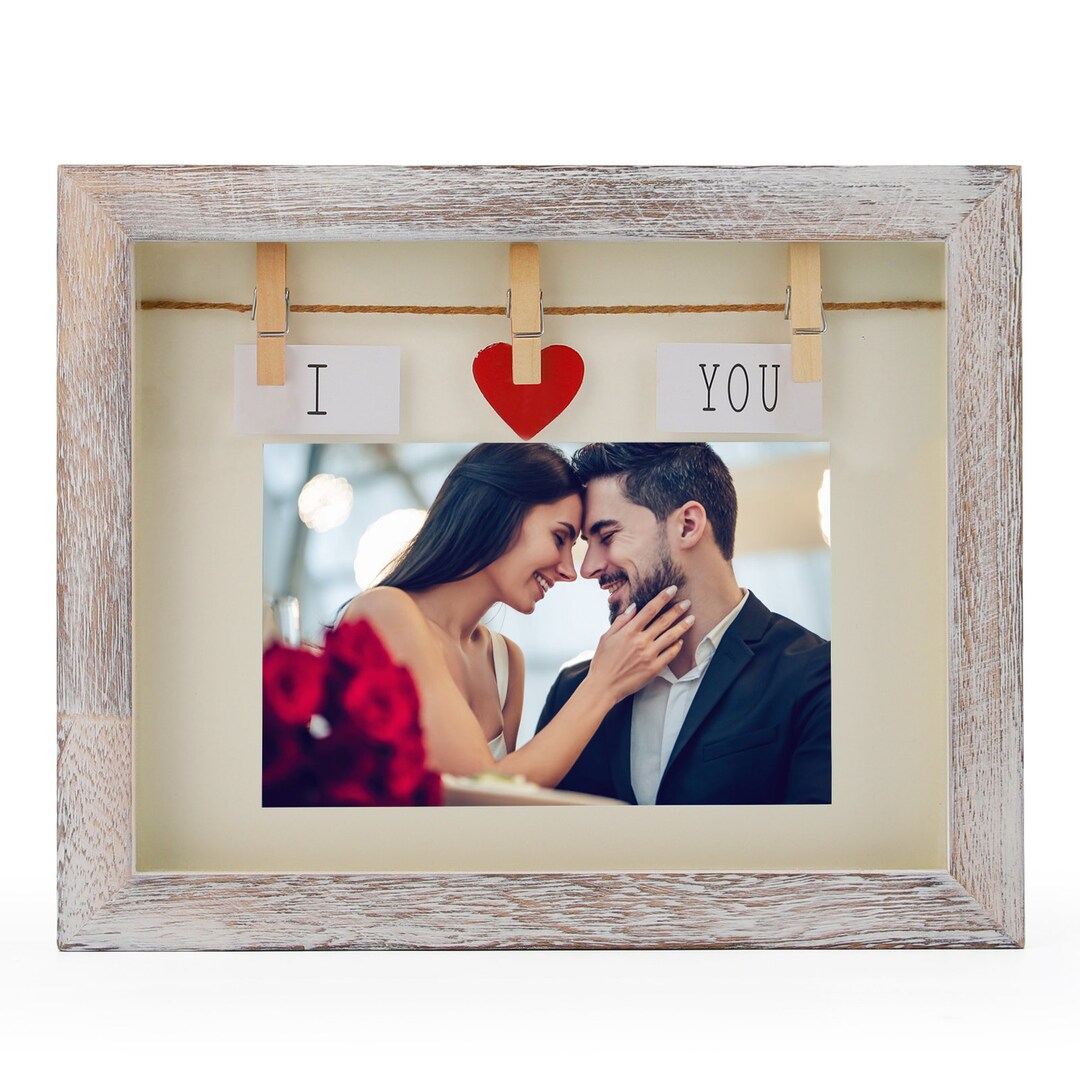 Personalized Handmade Picture Frames- Real Solid Wood Shadow Box ...
