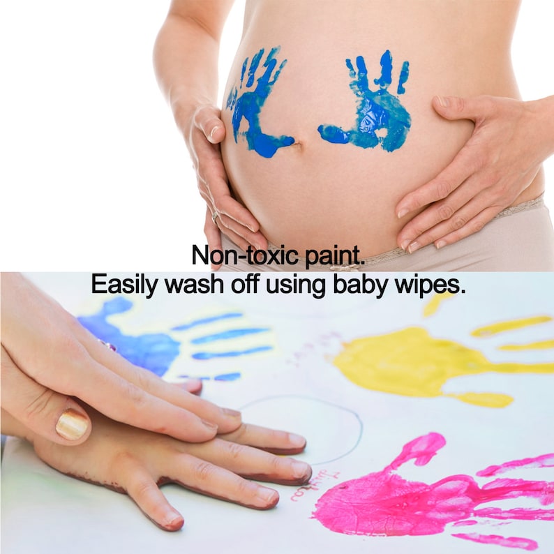 Personalized Family Handprint Kit Paint Craft DIY Baby | Etsy