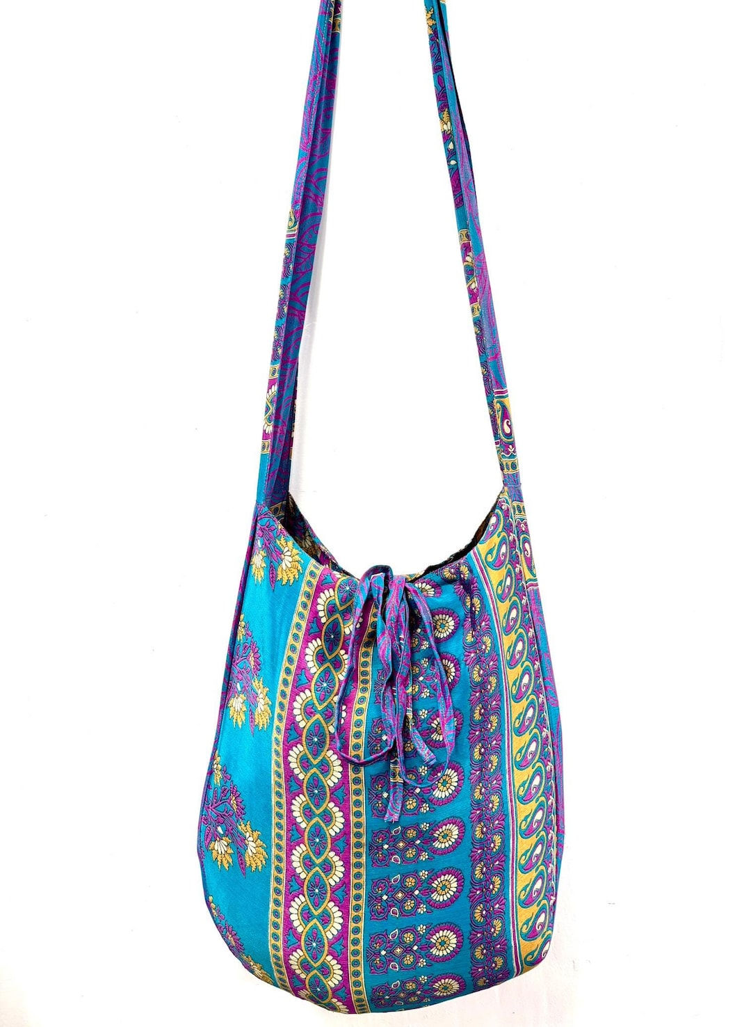 Upcycled SARI BAG | Eco Friendly and Sustainable | Hippie Boho Reusable ...
