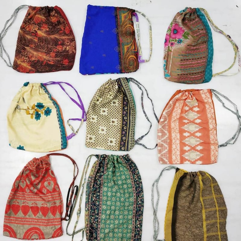 Silk Saree Tote Bags - Etsy