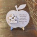 Personalized Teacher Appreciation End of Year Gift Apple Puzzle Piece ...