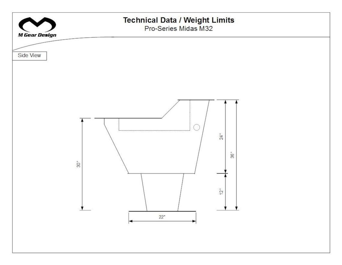 Pro-series Midas M32 Workstation - Recording Studio Desk - Etsy