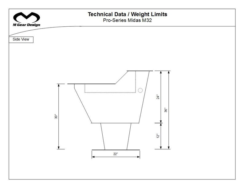 Pro-series Midas M32 Workstation - Recording Studio Desk - Etsy