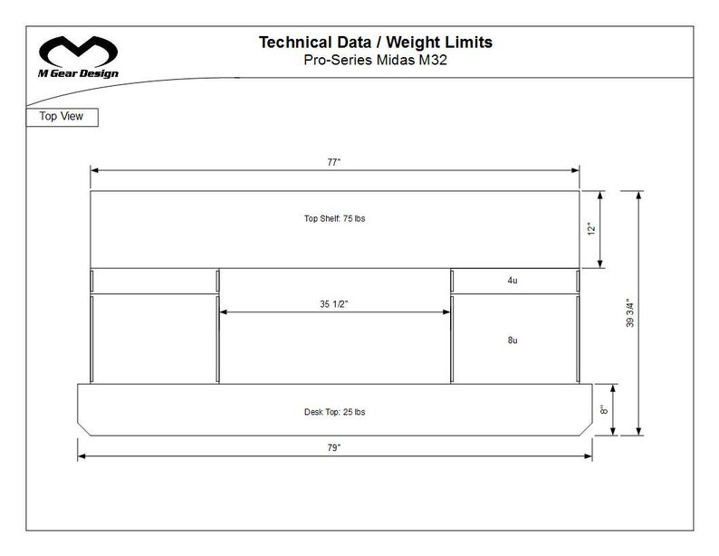 Pro-series Midas M32 Workstation - Recording Studio Desk - Etsy