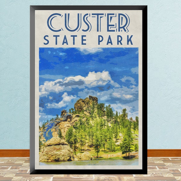 Custer State Park Poster - Etsy