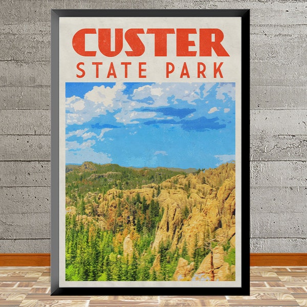 Custer State Park Poster - Etsy