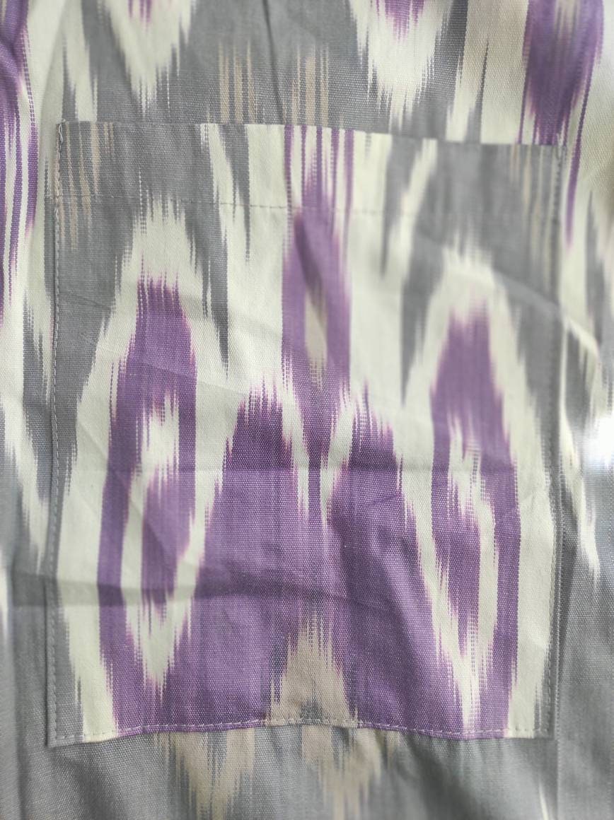 Original Cotton Uzbek Adras Kimono, Bohemian Summer Kaftan, Plus Size ...