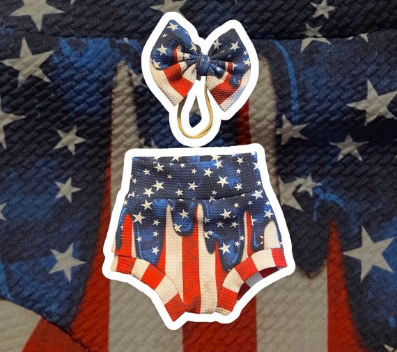 American Flag Distressed American Flag Drip | Etsy