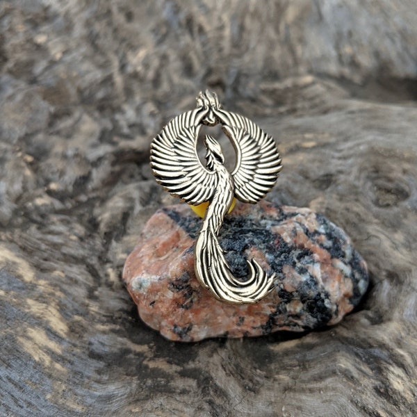 Phoenix Pin - Etsy