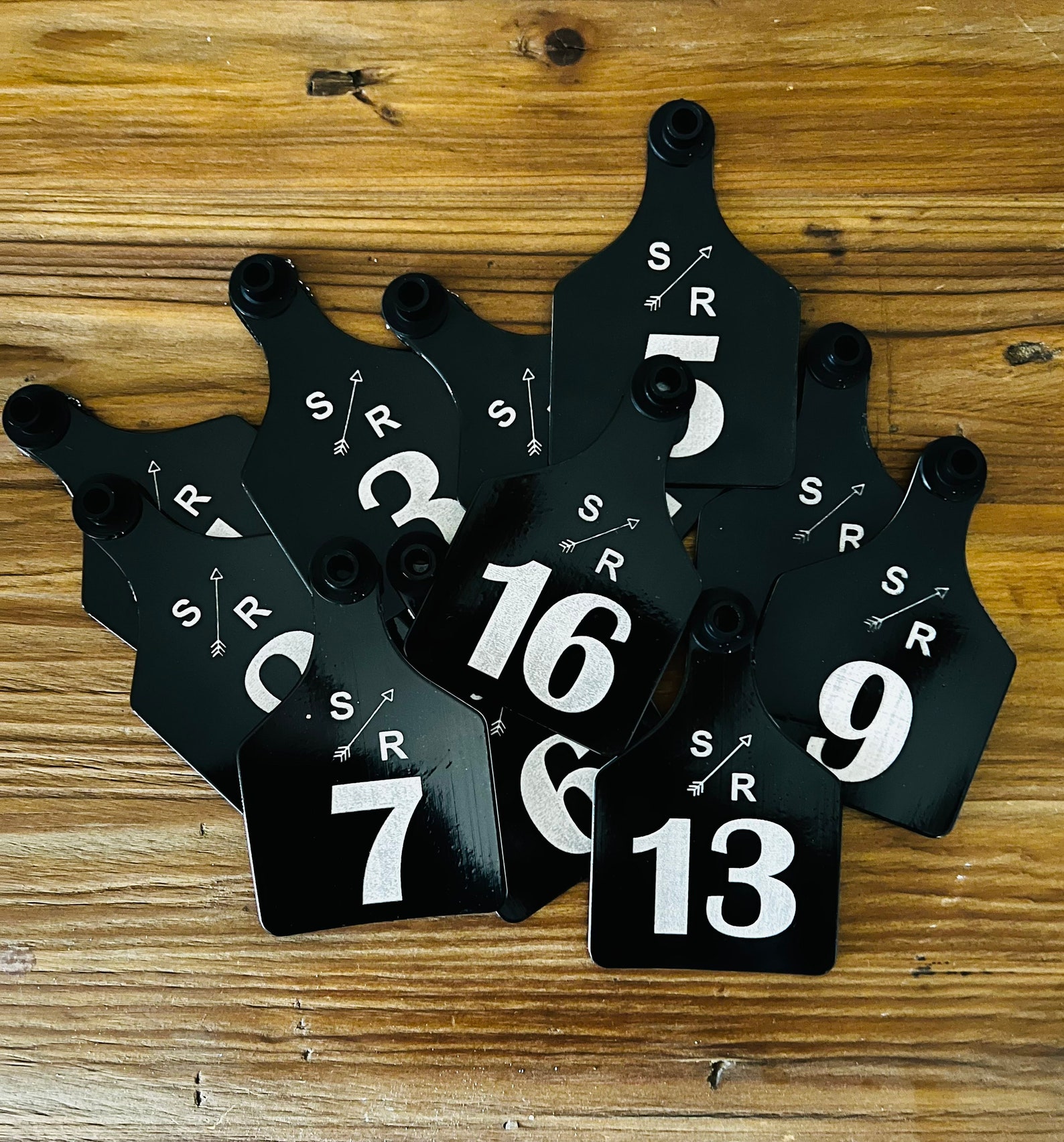 Custom Engraved Cattle Ear Tag | Custom Logo Cattle Ear Tag | Engraved ...