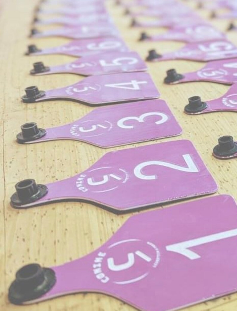 Custom Engraved Cattle Ear Tag | Custom Logo Cattle Ear Tag | Engraved ...