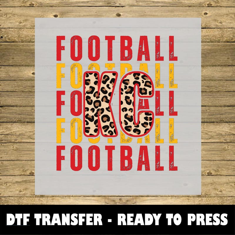 Kc Chiefs Leopard Png - Etsy