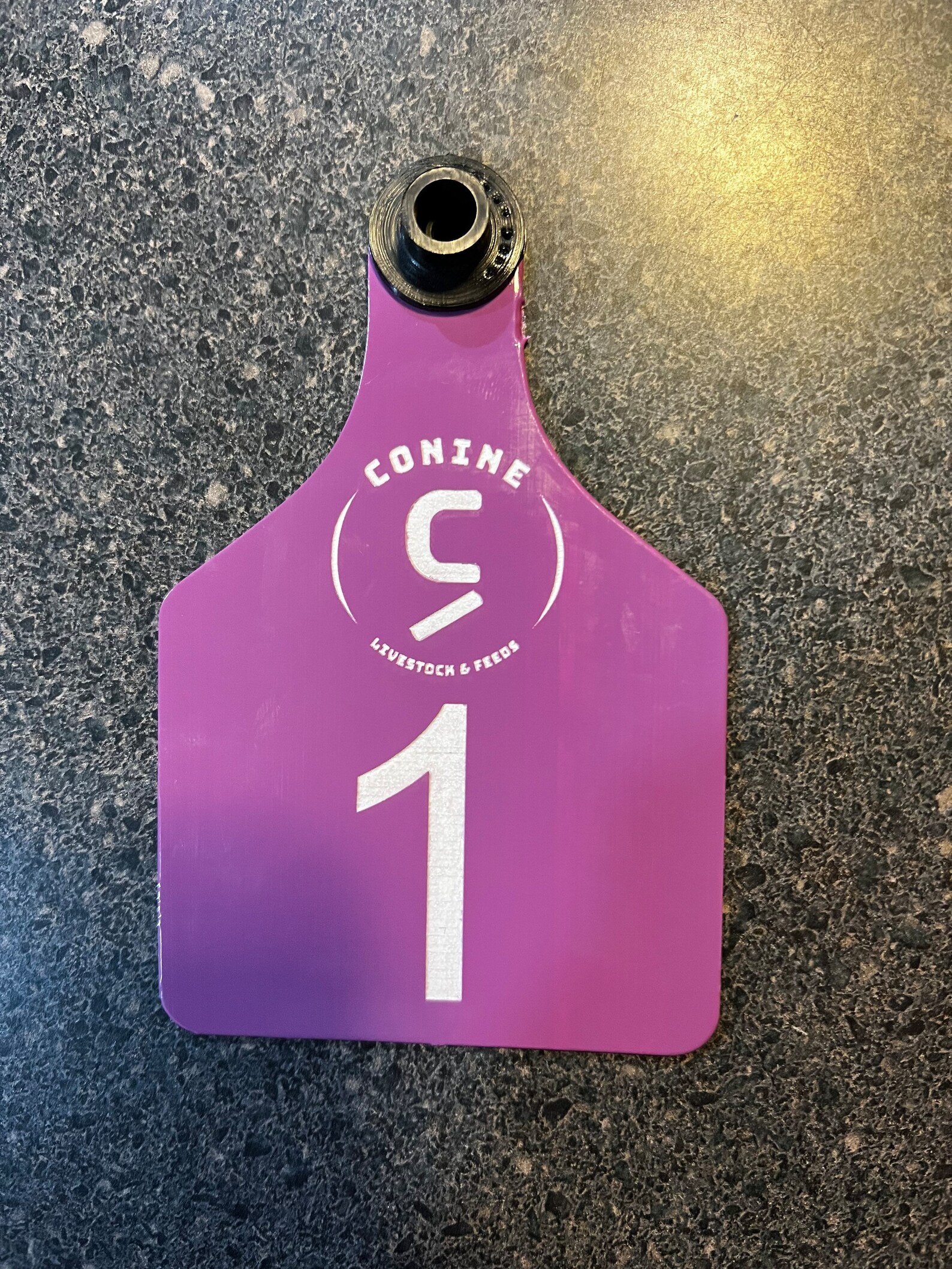 Custom Engraved Cattle Ear Tag | Custom Logo Cattle Ear Tag | Engraved ...