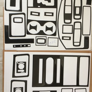 Dodge Ram Dash Kit in Real Carbon Fiber DELUXE KIT 34 PCS Fits 2009 ...