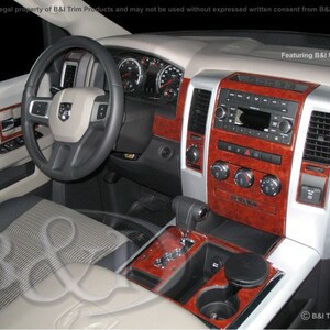 Dodge Ram Dash Kit in Real Carbon Fiber DELUXE KIT 34 PCS Fits 2009 ...