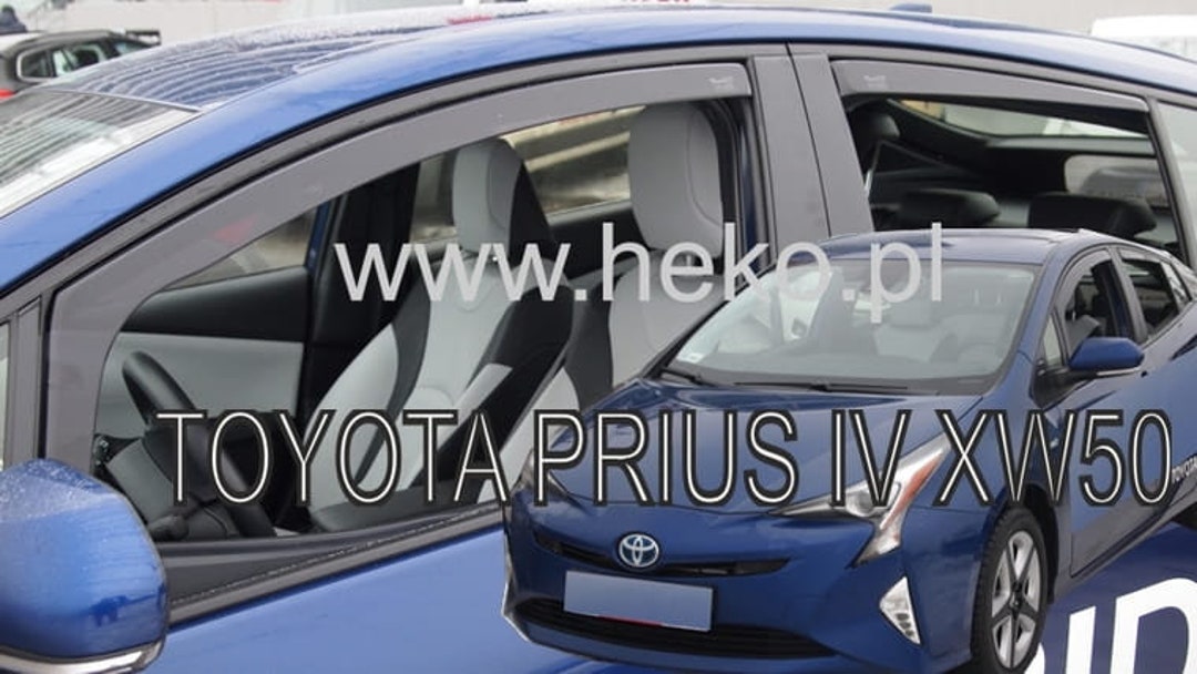 Toyota Prius 4 In-channel Rain Guards Full Set in Dark - Etsy