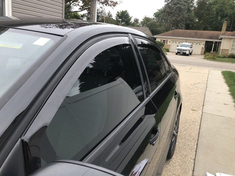 In-channel Rain Guards for Subaru Outback Full Set in Dark - Etsy