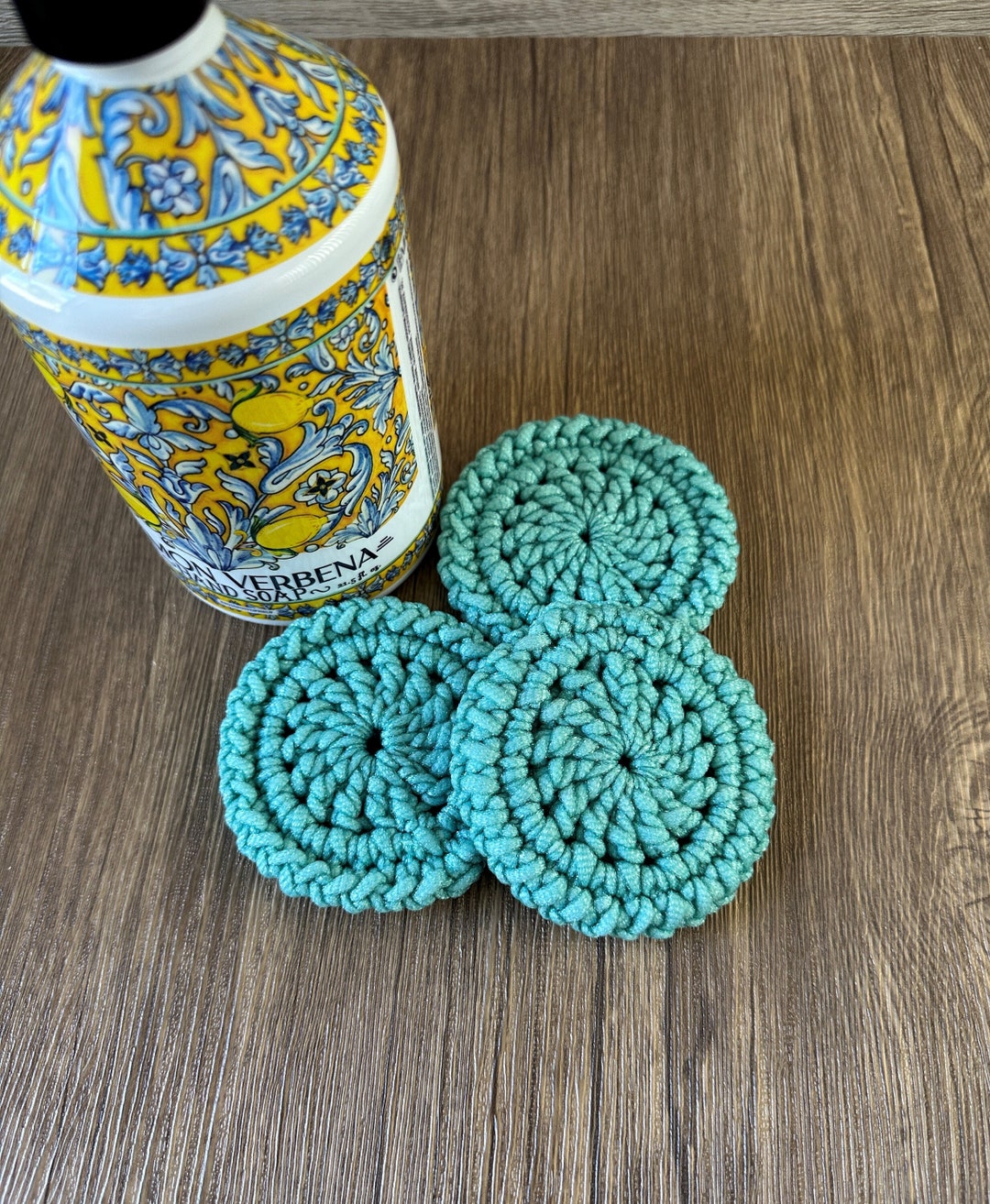 Set of 3 Nylon Dish Scrubbies, Eco-friendly, Reusable, Dish Scrubby ...