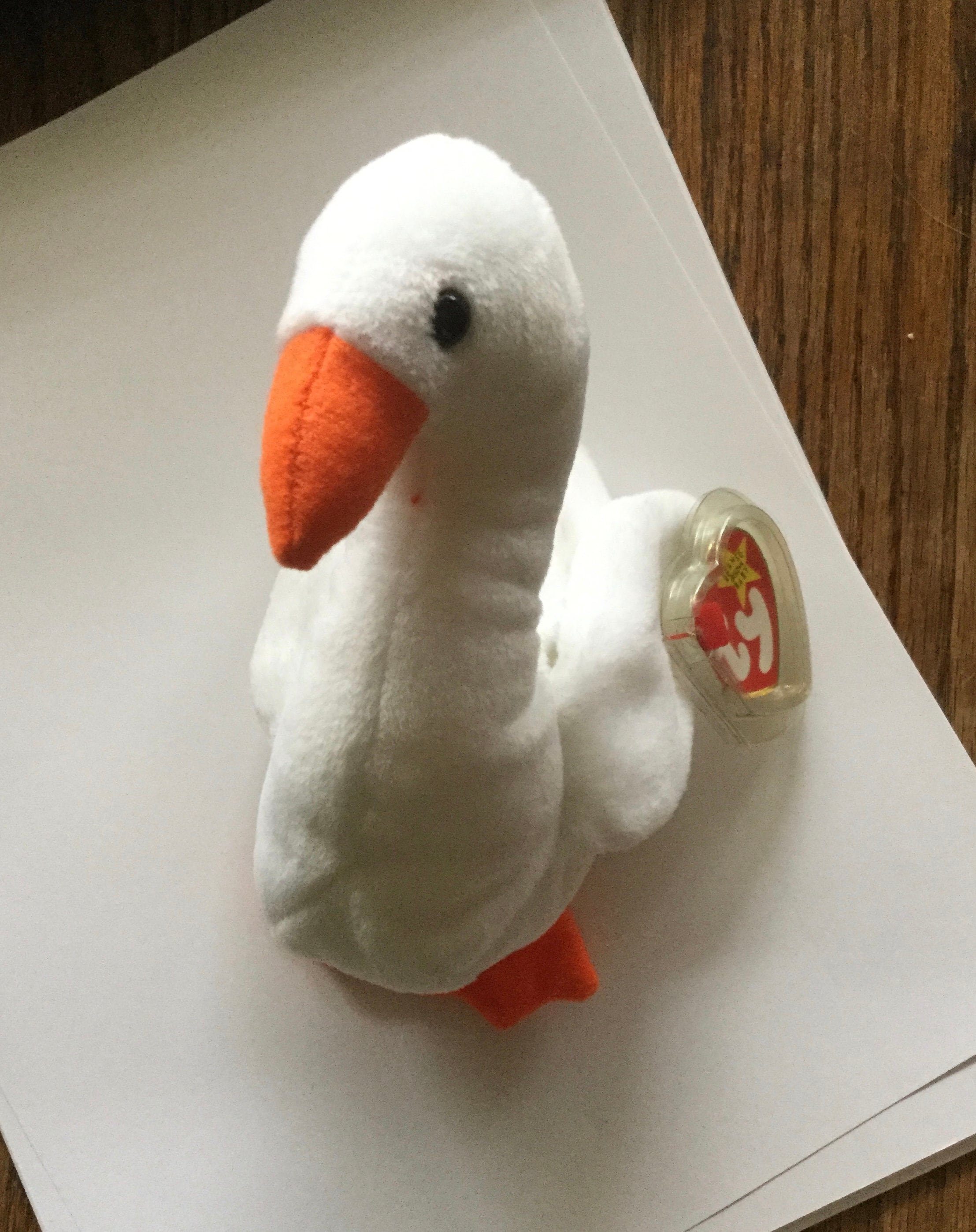 Ty Beanie Babies/Gracie the Swan PVC Pellets/errors - ayanawebzine.com