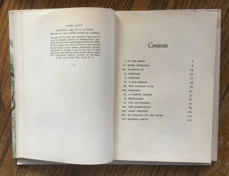 Uncommon Vintage Hardcover Early Edition of Stuart Little by E.B. White ...