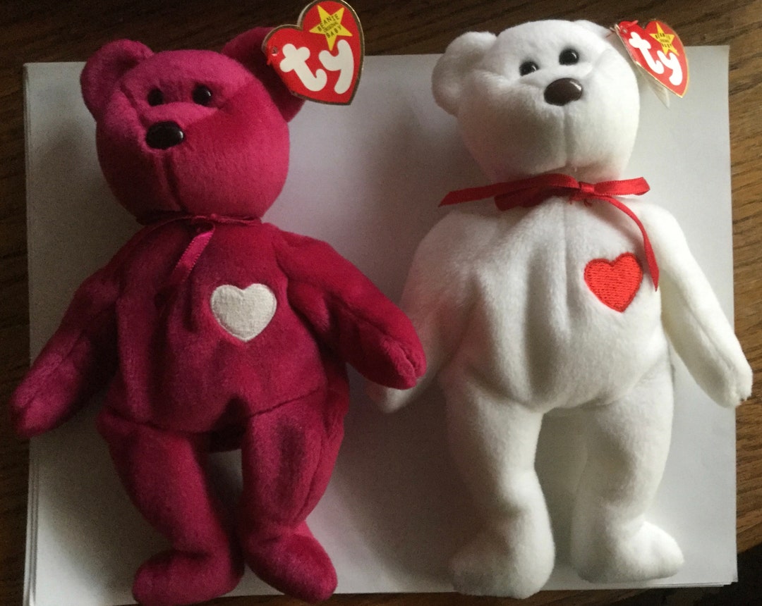 Valentina Valentino Beanies. No Red Stamp Inside Tush Tags PE and PVC Pellet Etsy UK