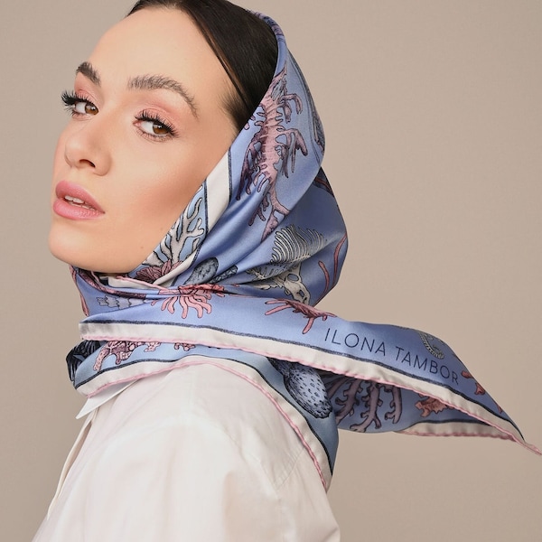 Italian Silk Scarf - Etsy