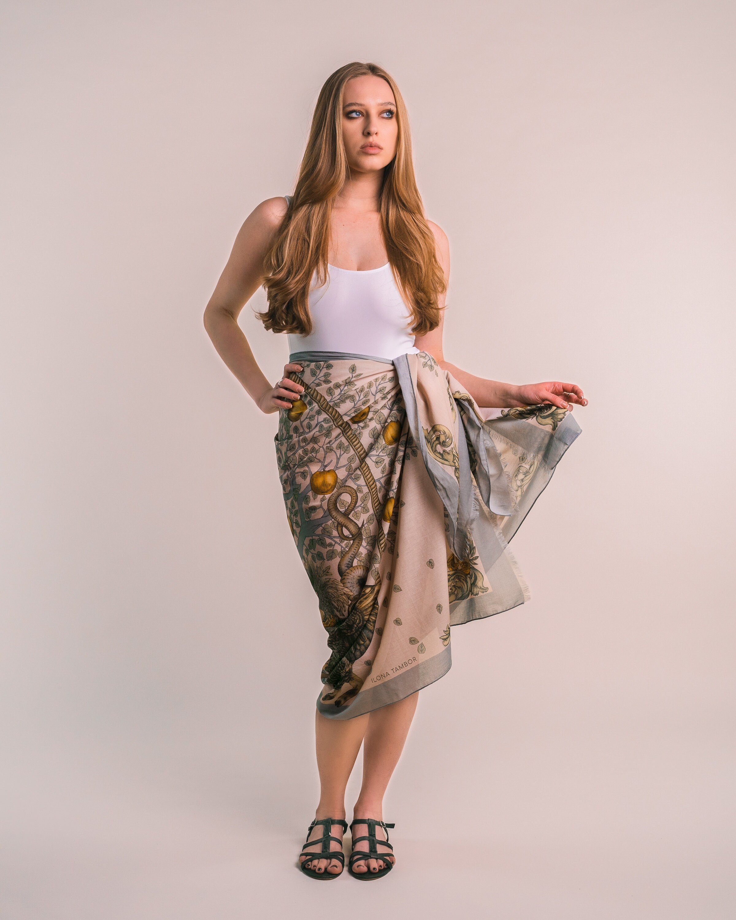 Cotton Silk Pareo: Griffin & Basilisk Beach Coverup - Etsy