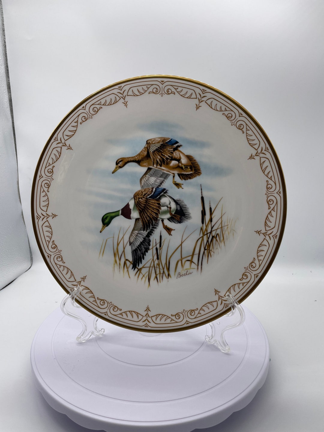 1960s Vintage Edward Marshall Boehm Water Bird Plate Collection ...