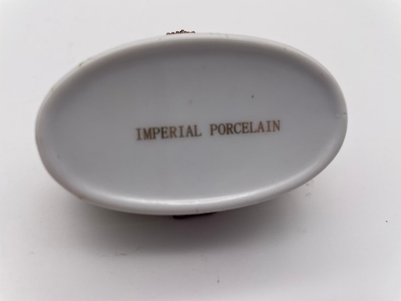 Imperial Porcelain Trinket Box - Etsy