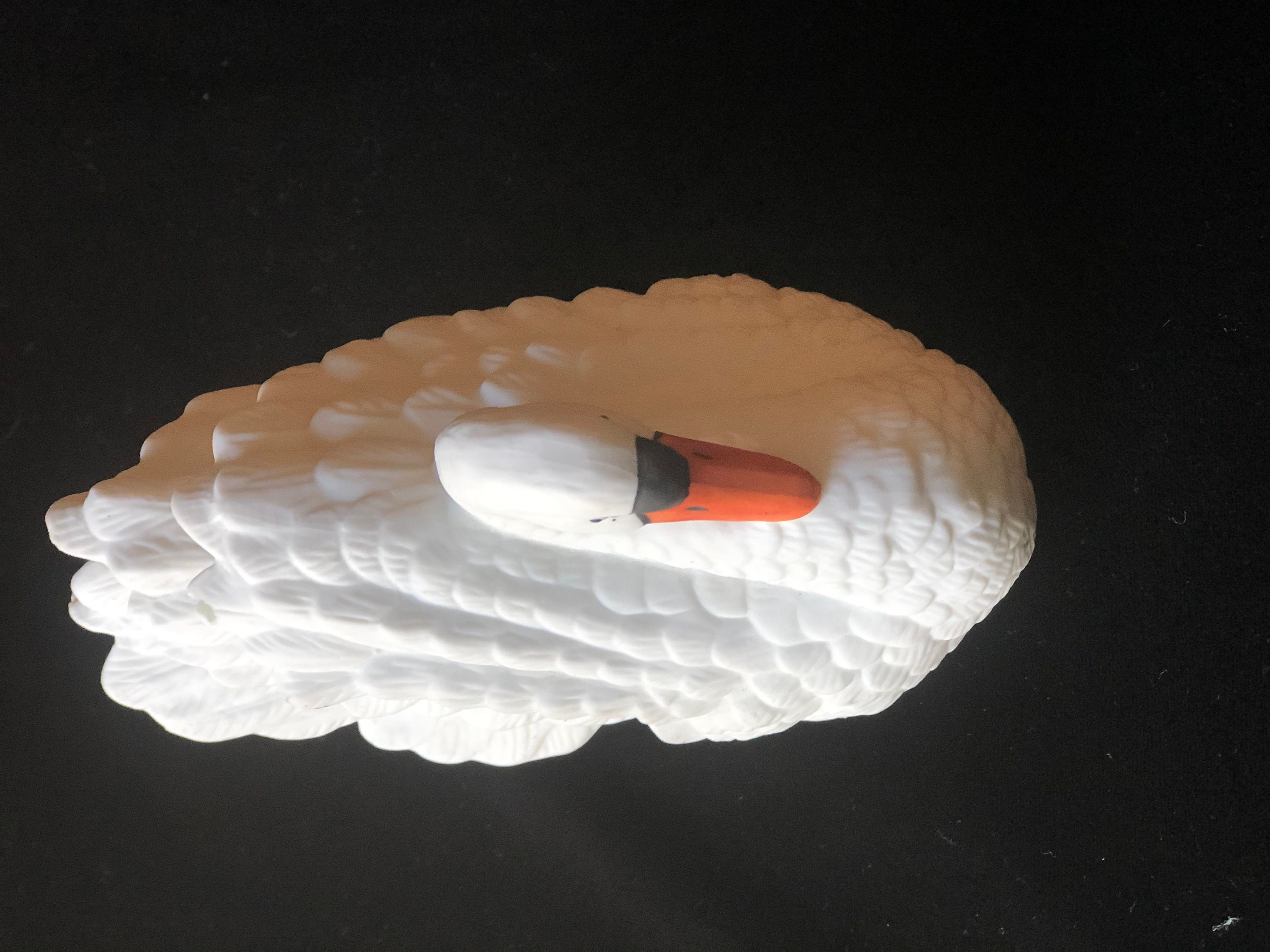 Royal Heritage Snow Swan Figurine - Etsy