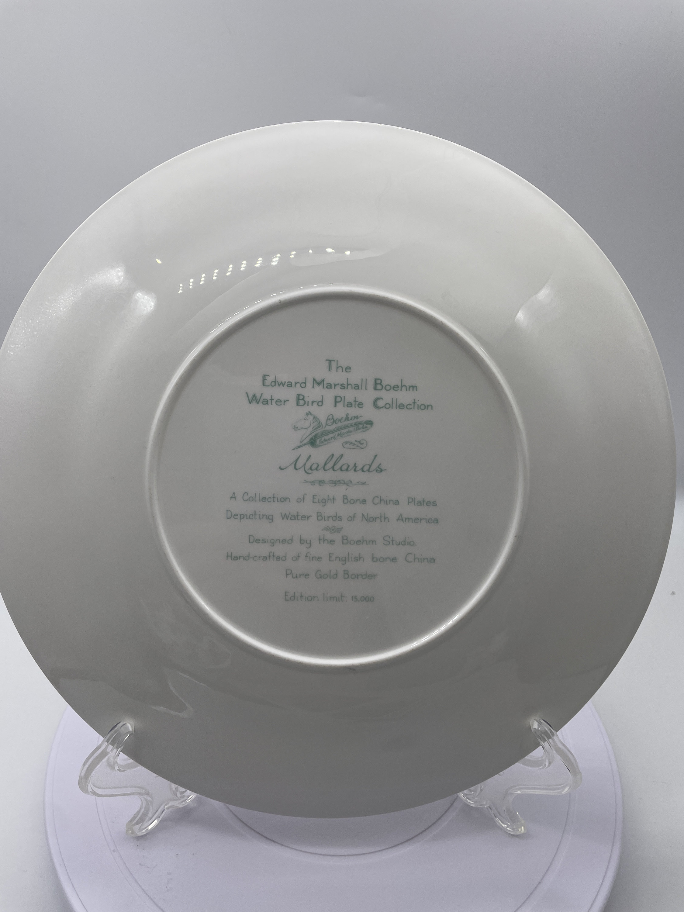 1960s Vintage Edward Marshall Boehm Water Bird Plate Collection ...