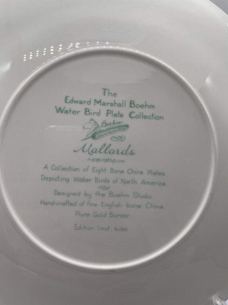 1960s Vintage Edward Marshall Boehm Water Bird Plate Collection ...