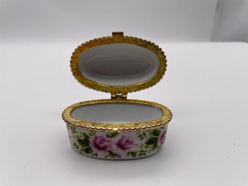 Imperial Porcelain Trinket Box - Etsy