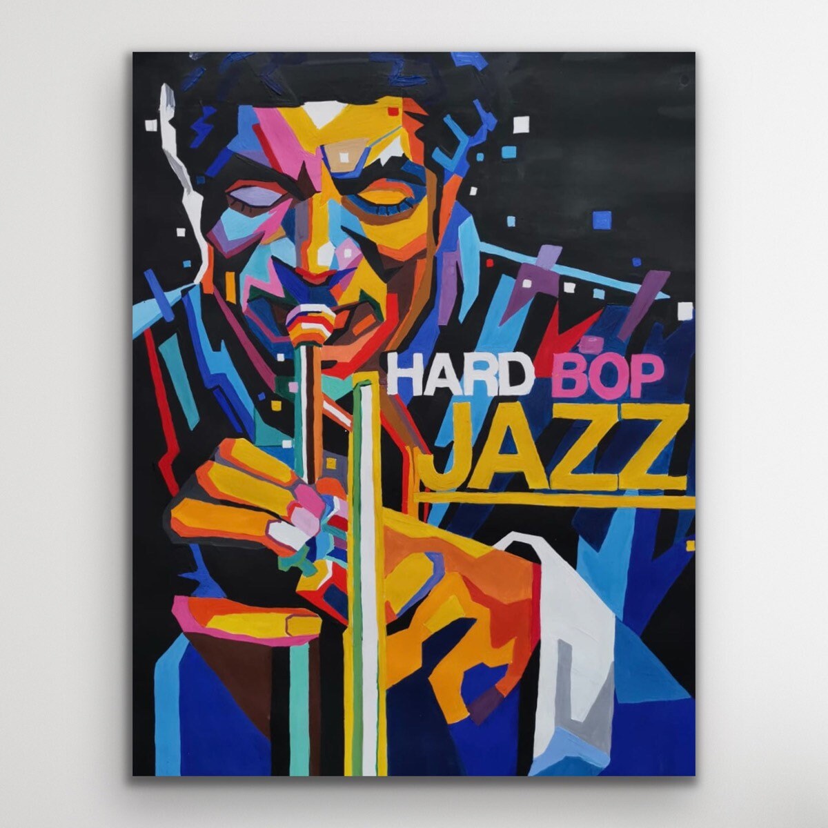 Jazz Painting New Orleans Original Art Jazzman Wall Art | Etsy