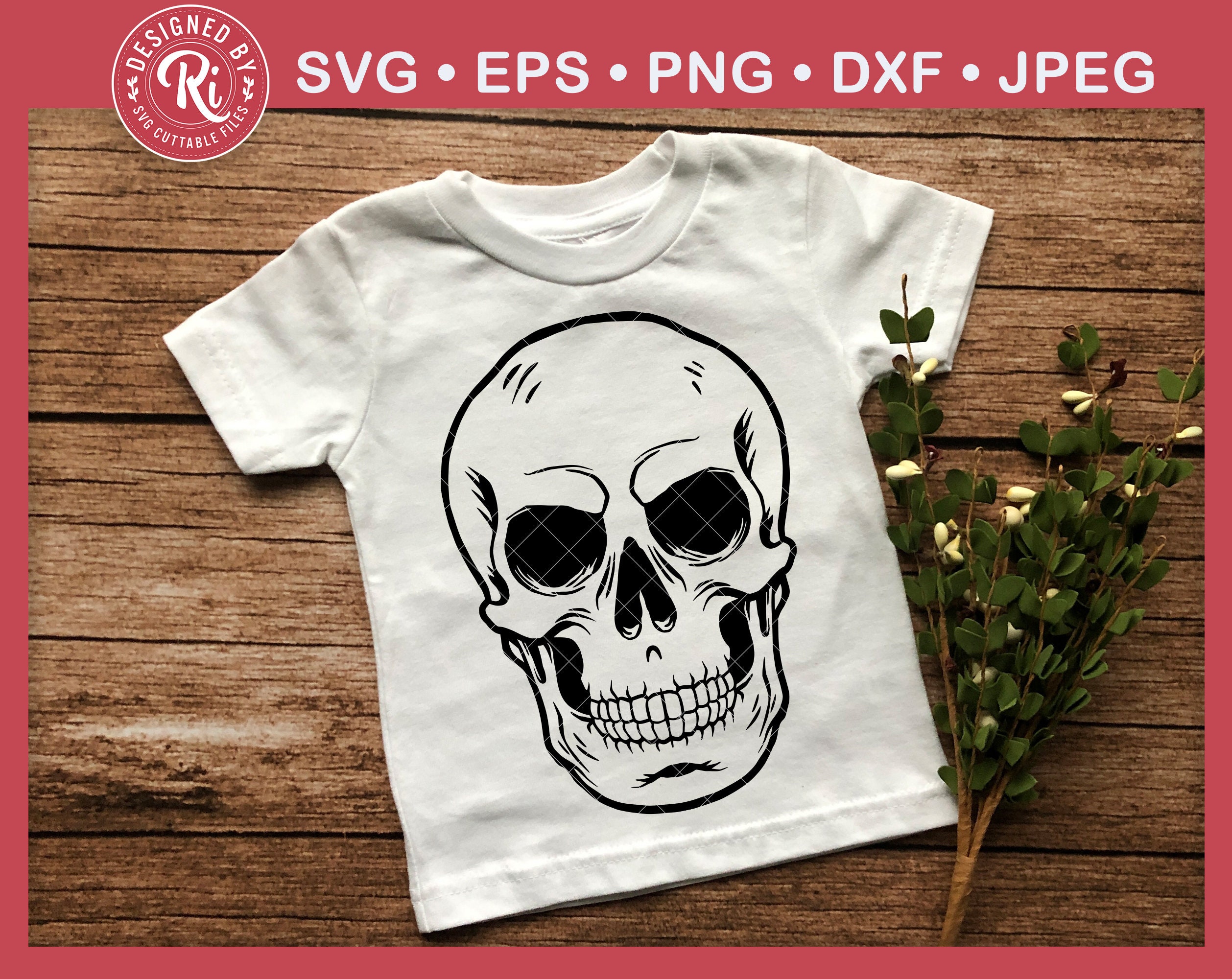 Skull Svg Skull Head Svg Skull Vector Happy Halloween Svg | Etsy