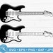 Fender Stratocaster Svg, Electric Guitar Svg, Guitar Svg, Music Svg ...