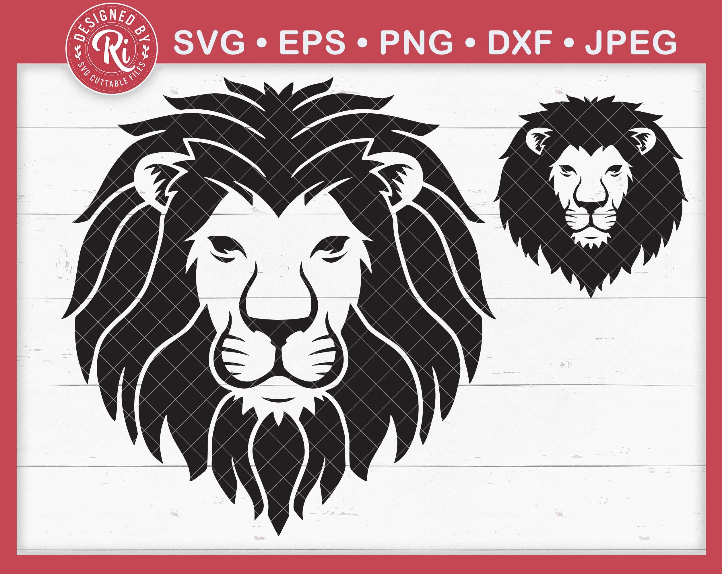 Lion Svg Lion Face Svg Lion Head Svg Lion Cut File Lion - Etsy