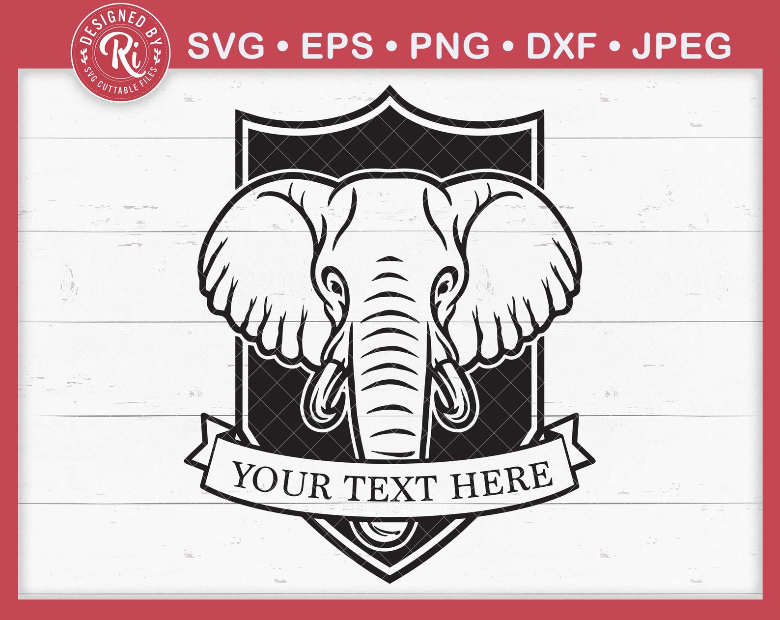 Elephant Monogram Svg, Safari Animal Svg, African Svg, Nature Svg ...