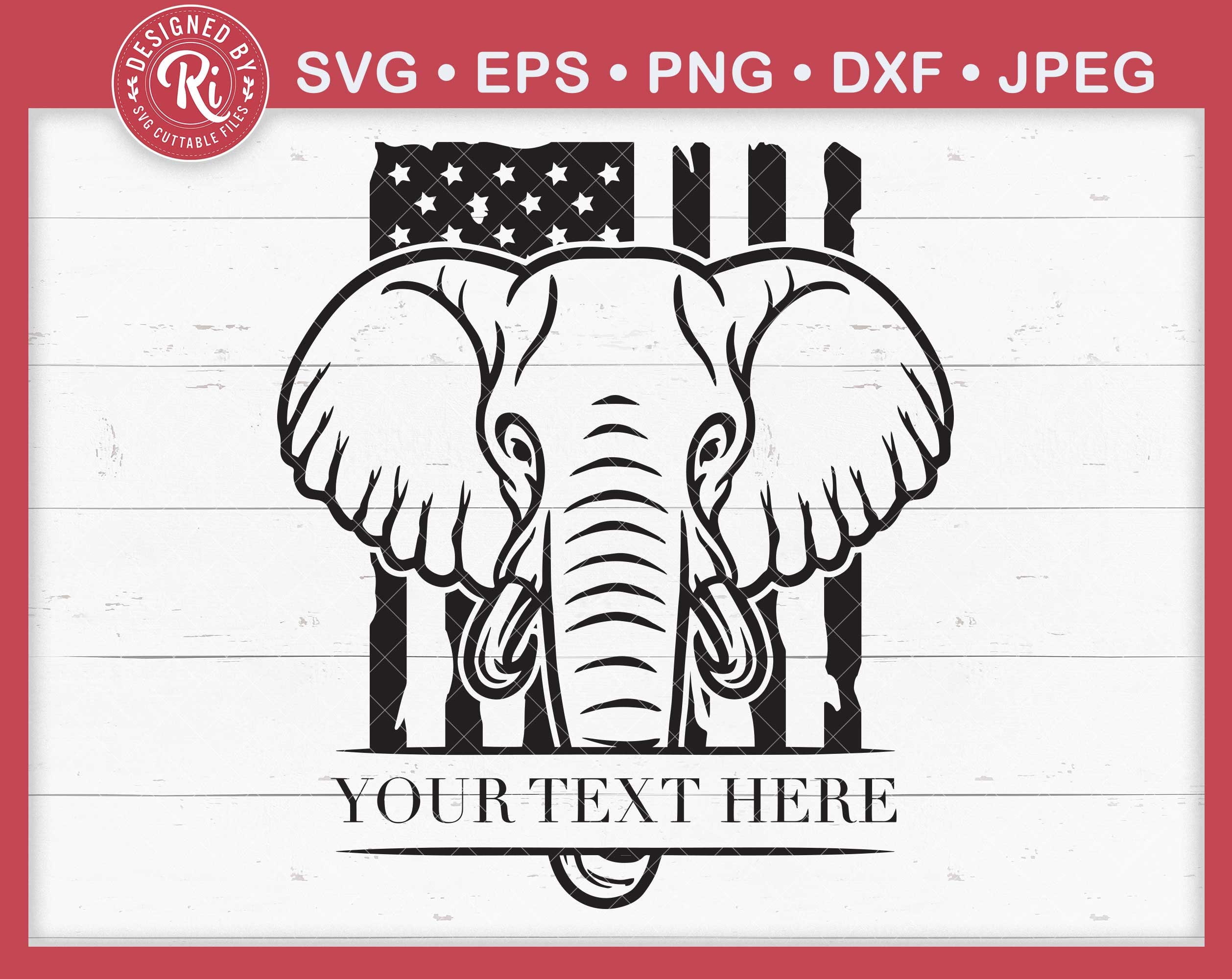 Elephant Monogram Svg Safari Animal Svg African Svg Nature - Etsy