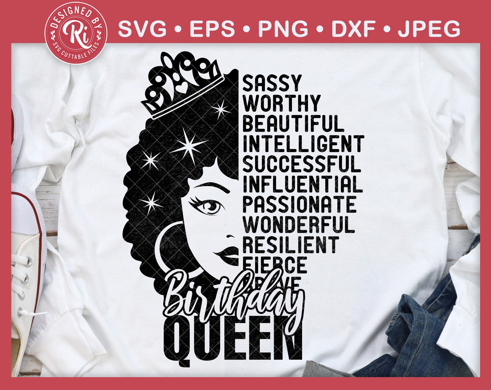 Birthday Queen Svg Afro Queen Svg Afro Woman Svg African - Etsy