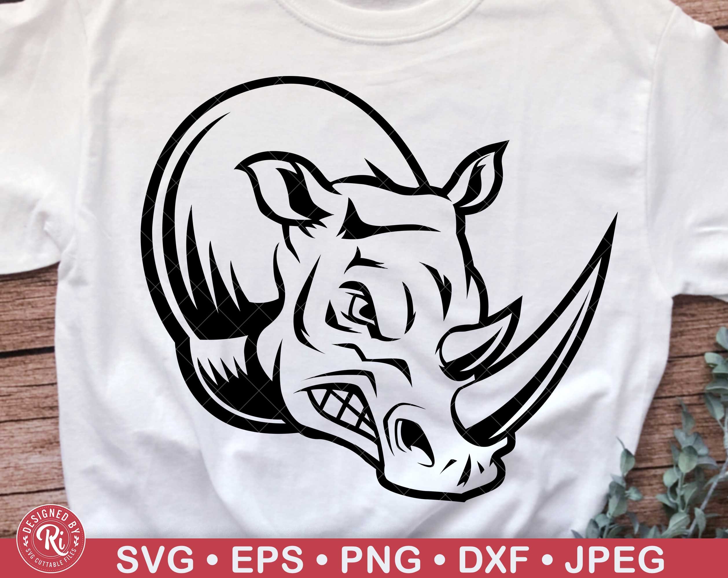 Rhino Svg Rhino Head Rhino Face Rhinoceros Jungle Animals - Etsy Ireland