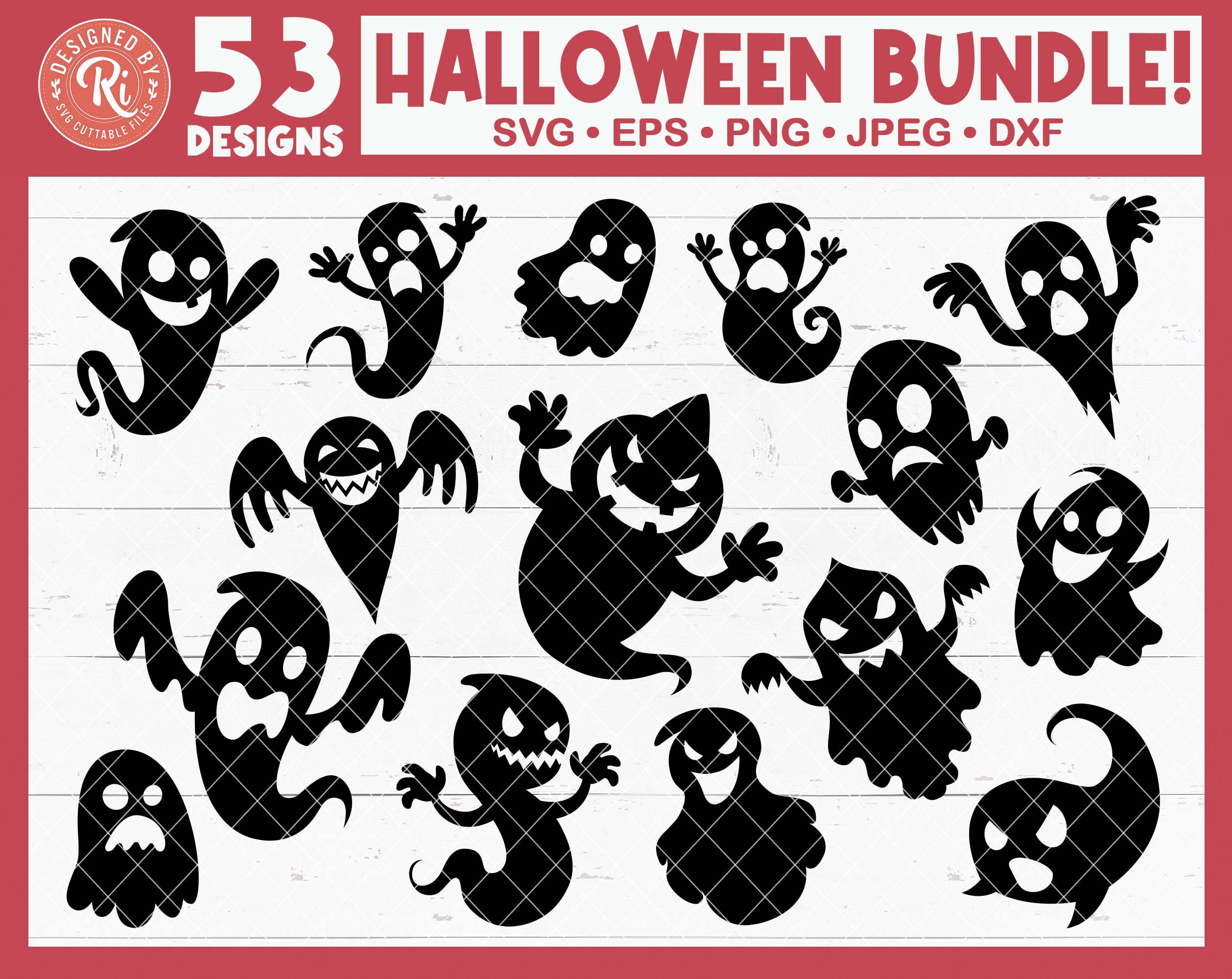 Halloween Svg Bundle, Halloween Clipart Bundle, Halloween Cut Files ...