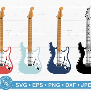 Fender Stratocaster Svg Electric Guitar Svg Guitar Svg | Etsy