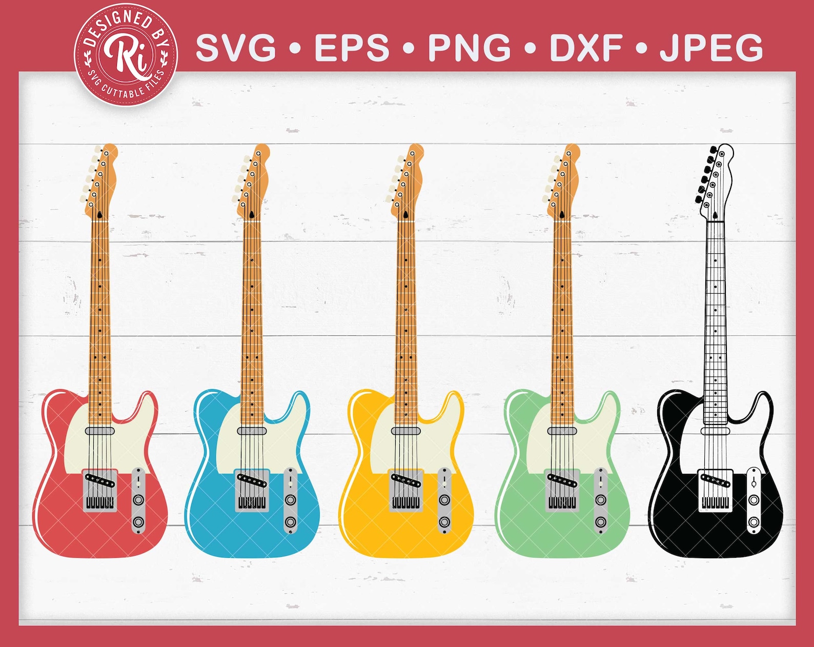Fender Telecaster Svg, Electric Guitar Svg, Guitar Svg, Music Svg, Rock ...